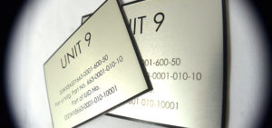 Aluminum Data Plates Custom Identification Tags Laser Etched Tags